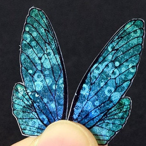 Miniature Monarch Butterfly Wings for Crafting Colorful - Etsy