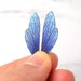 Miniature Fairy Wings for Crafting Colorful Blue Toned - Etsy