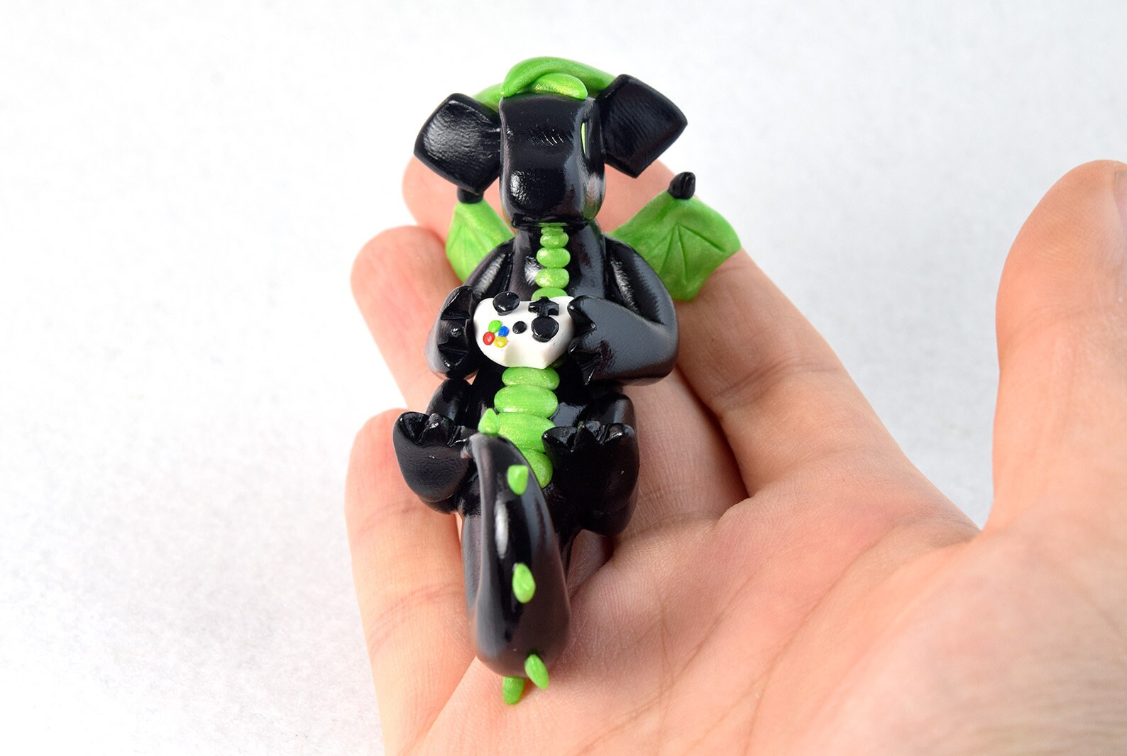 Xbox gamer dragon with an Xbox One controller made to order | Etsy