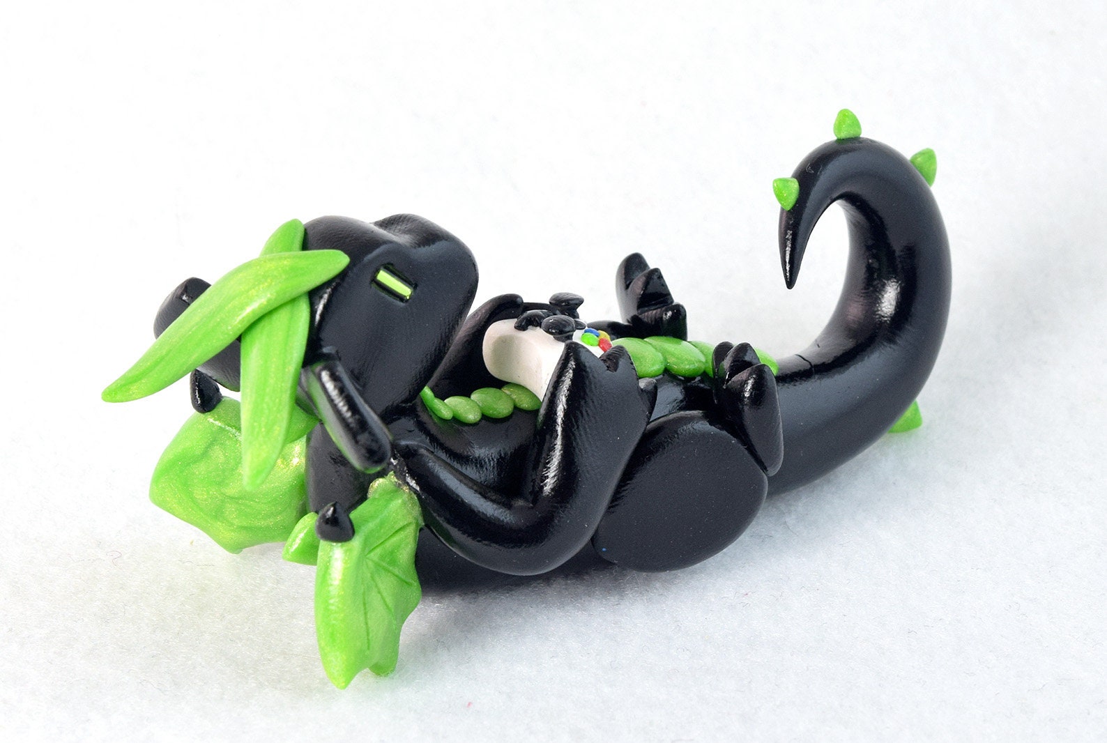 Xbox gamer dragon with an Xbox One controller made to order | Etsy