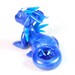 September Birthstone Dragon With Sapphire Gem Blue Dragon - Etsy
