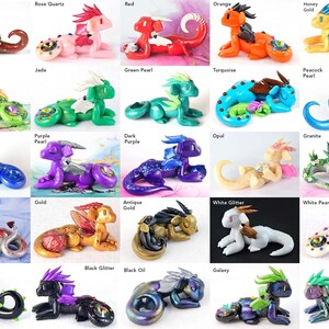 Build Your Own Custom Made to Order Rainbow Dragon Guardian - Polymer ...