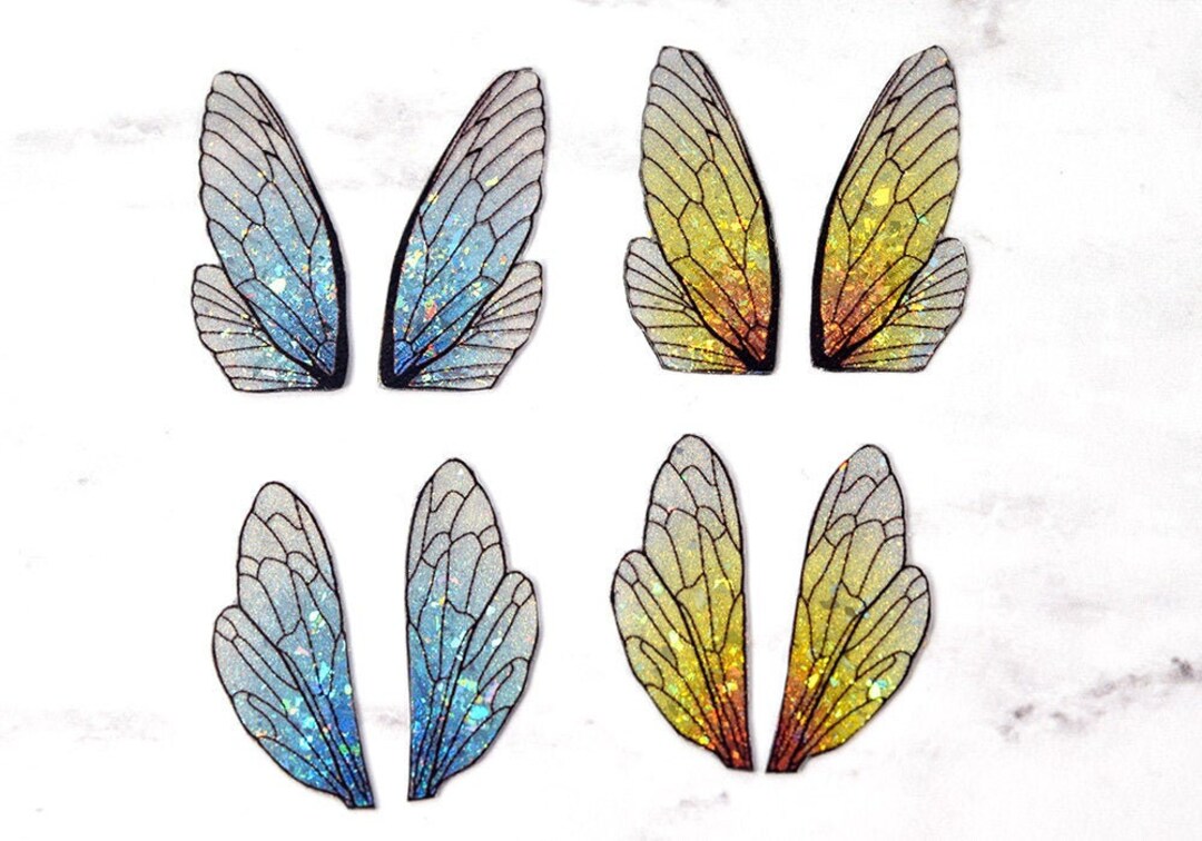 Miniature Fairy Wings for Crafting Colorful Insect Wings With ...