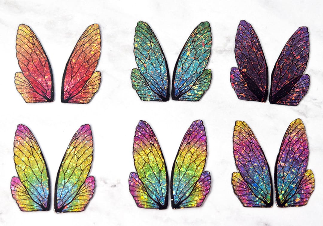 Miniature Fairy Wings for Crafting Colorful Cicada and - Etsy