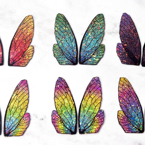Miniature Monarch Butterfly Wings for Crafting Colorful - Etsy
