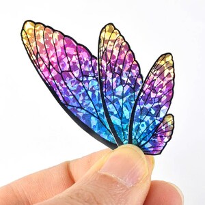 Miniature Fairy Wings for Crafting - Colorful Cicada and Hornet Wings ...