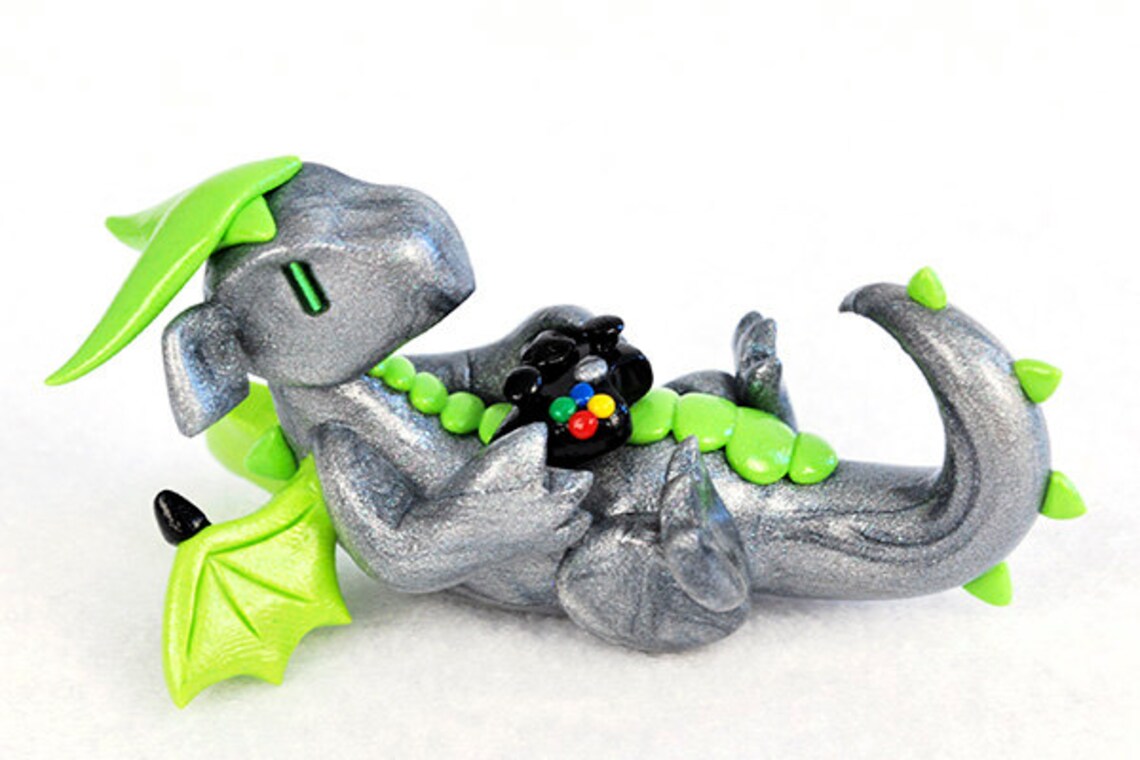 Xbox gamer dragon with an Xbox One controller made to order | Etsy