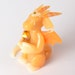 November Birthstone Dragon Figurine With Topaz Gem Orange Dragon ...
