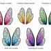 Miniature Fairy Wings for Crafting Colorful Insect Wings With ...
