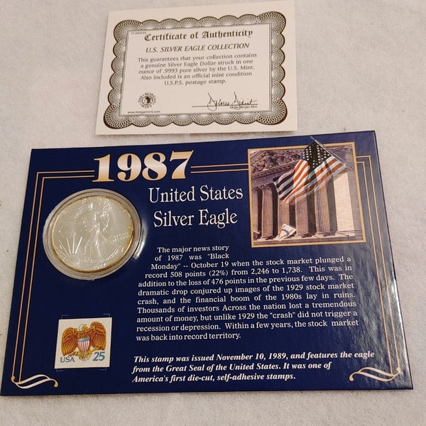 Morgan Dollar Card With Stamp - Etsy