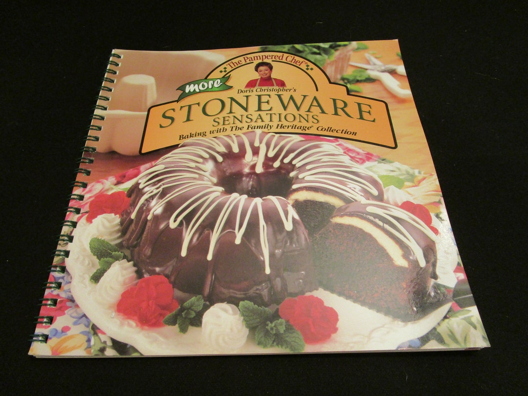 1999 the Pampered Chef Doris Christopher's More Stoneware Sensations ...
