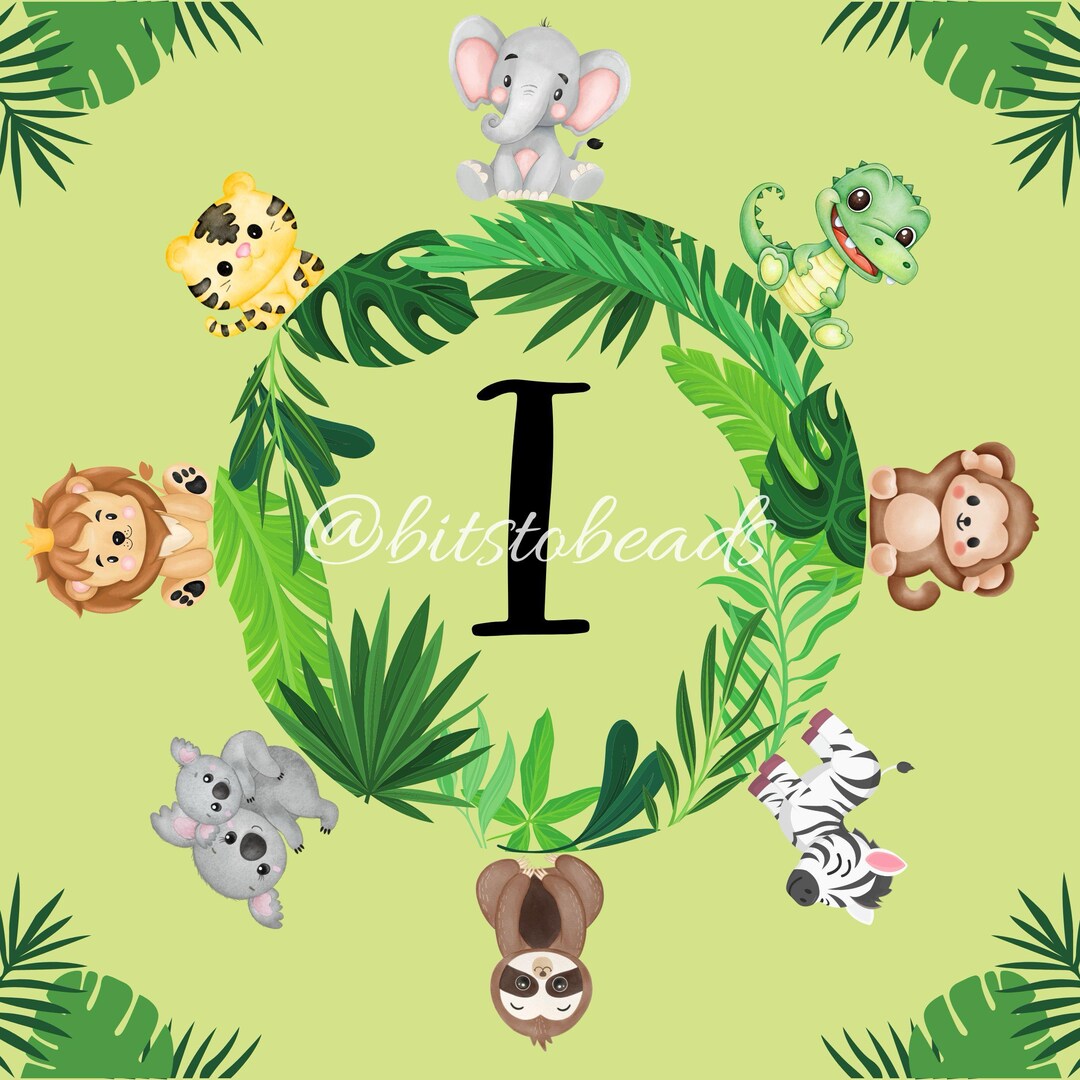 Animal Alphabet - I - Digital Download - Etsy