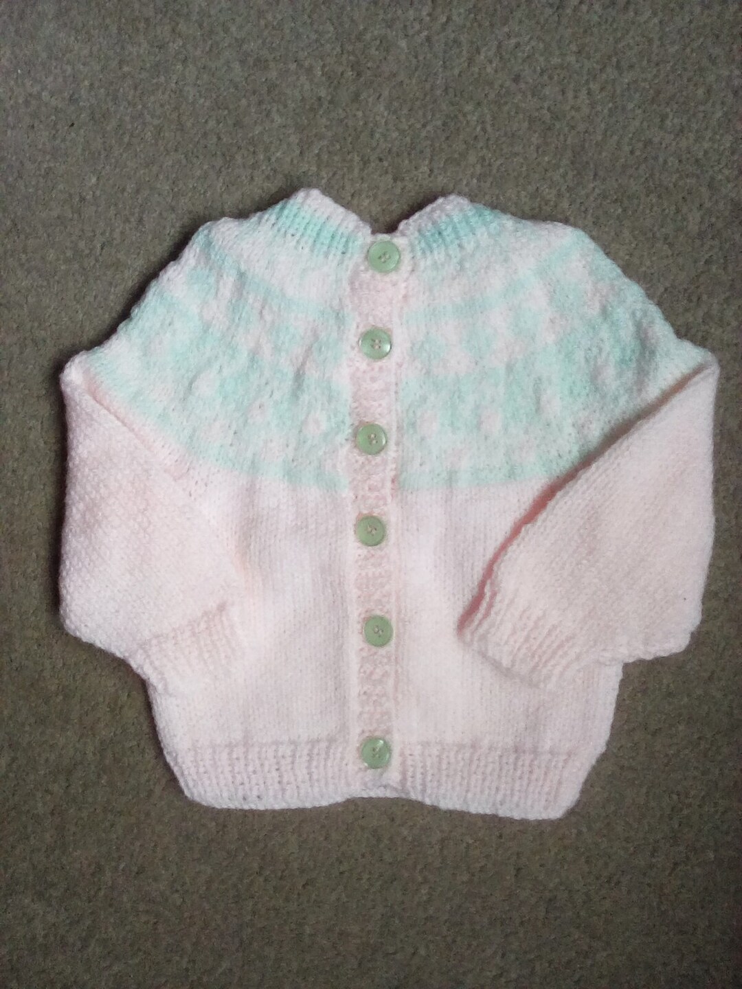 19 Inch Baby Fair Isle Cardigan - Etsy