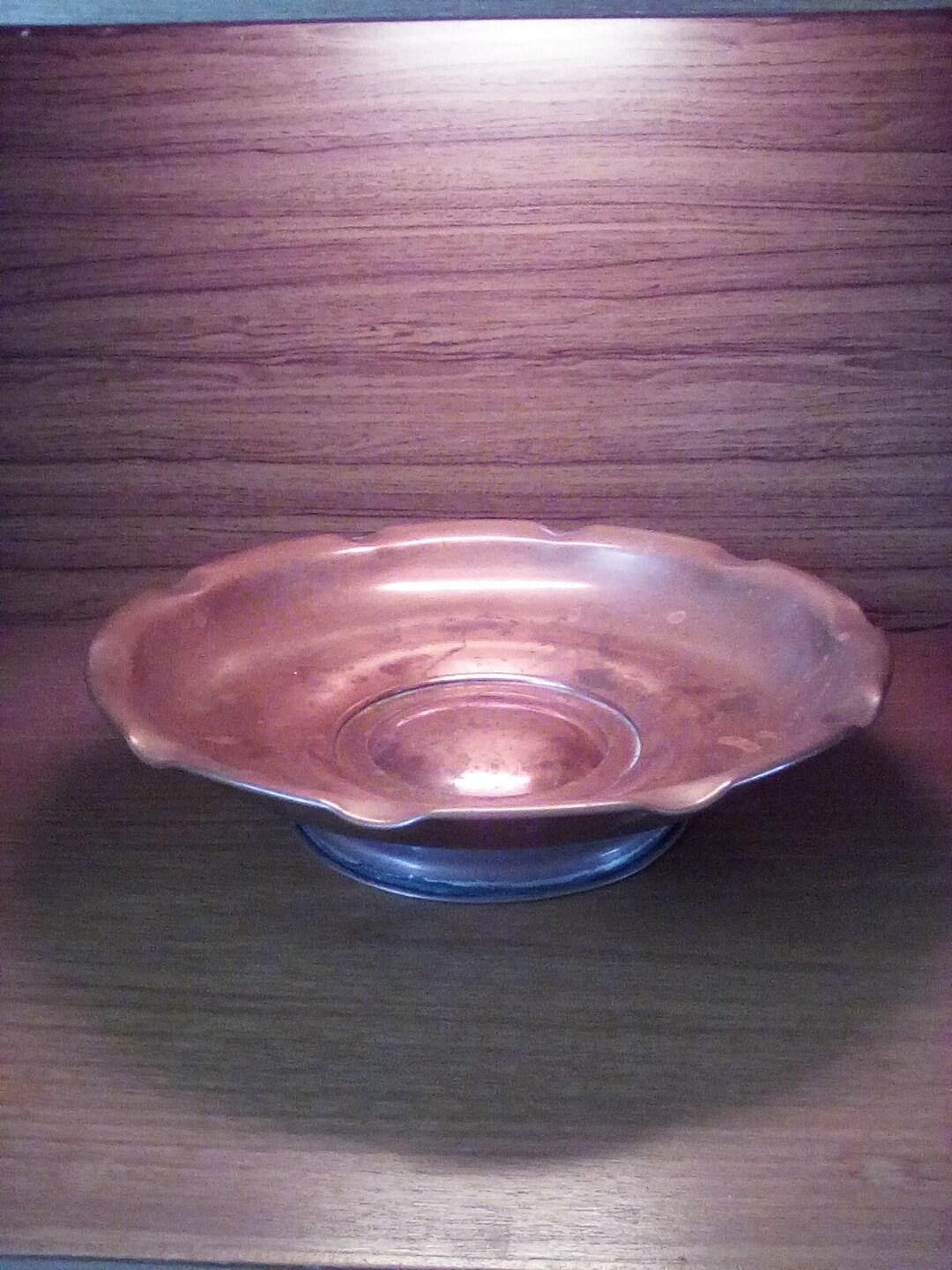 Vintage Copper Fruit Bowl - Etsy
