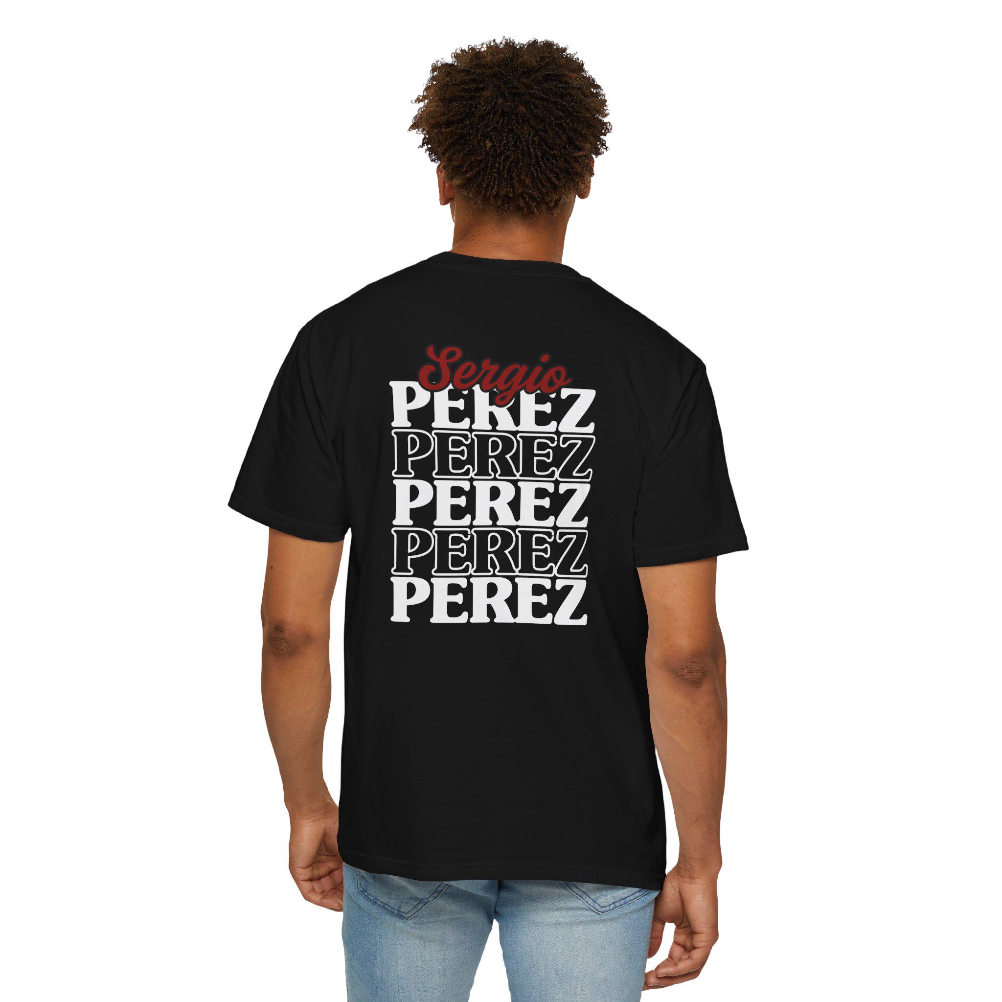 Sergio Perez 11 Cadillac Racing F1 | Black Comfort Colors Tshirt ...