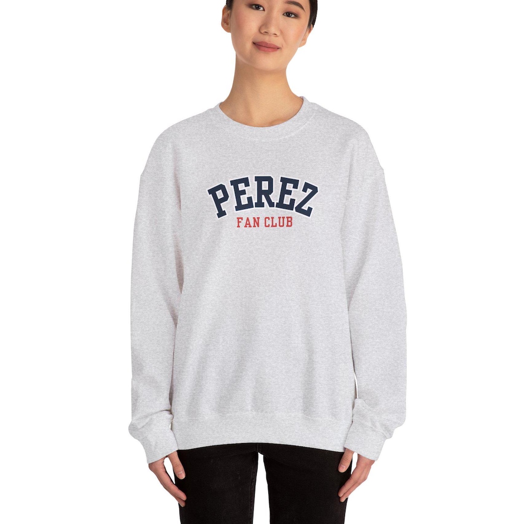 Sergio Checo Perez Fan Club Crewneck | Red Bull Varsity Style Gildan ...