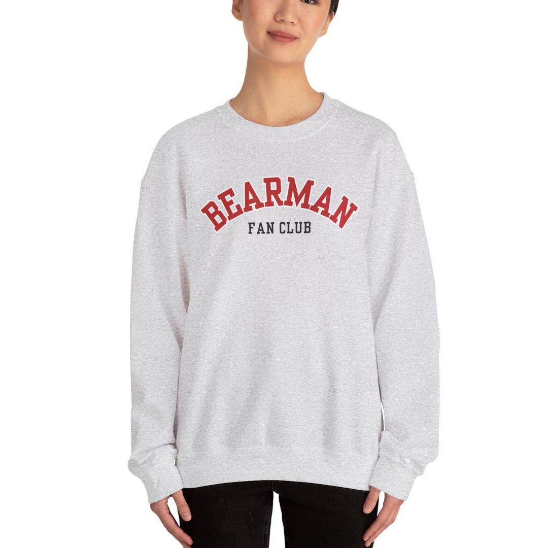 Ollie Bearman Fan Club Crewneck | Haas Varsity Style Gildan Heavy Blend ...