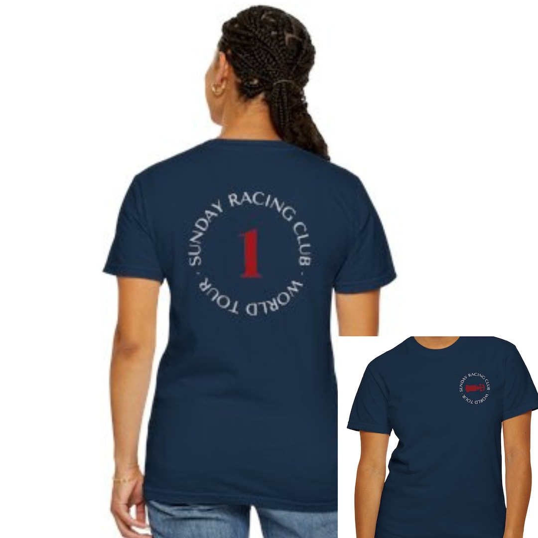 Sunday Racing Club Max Verstappen F1 Tee | Navy Comfort Colors Vintage ...