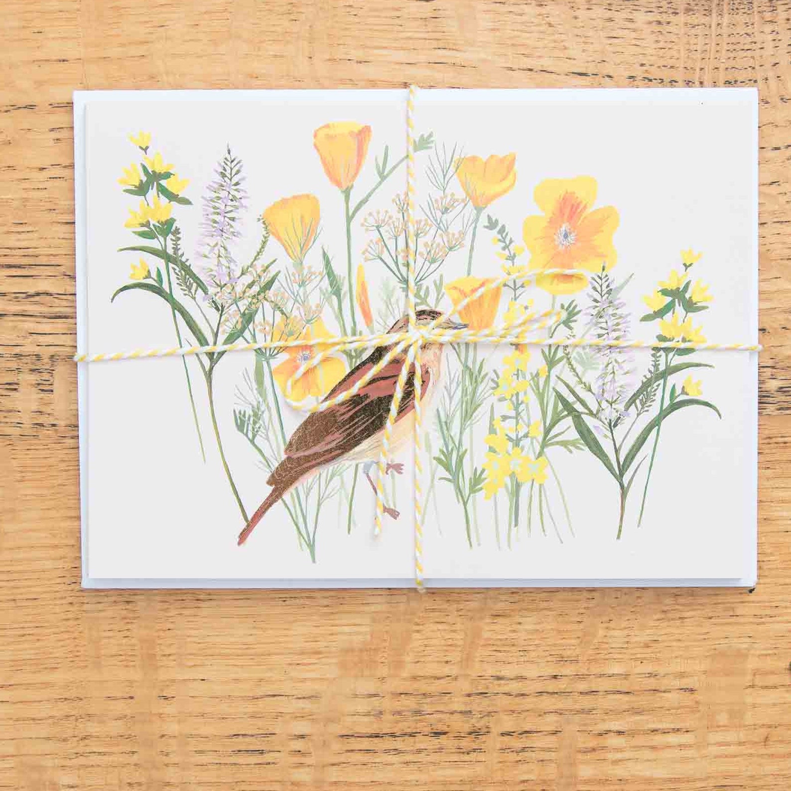 Blank Note Bird Card - Etsy