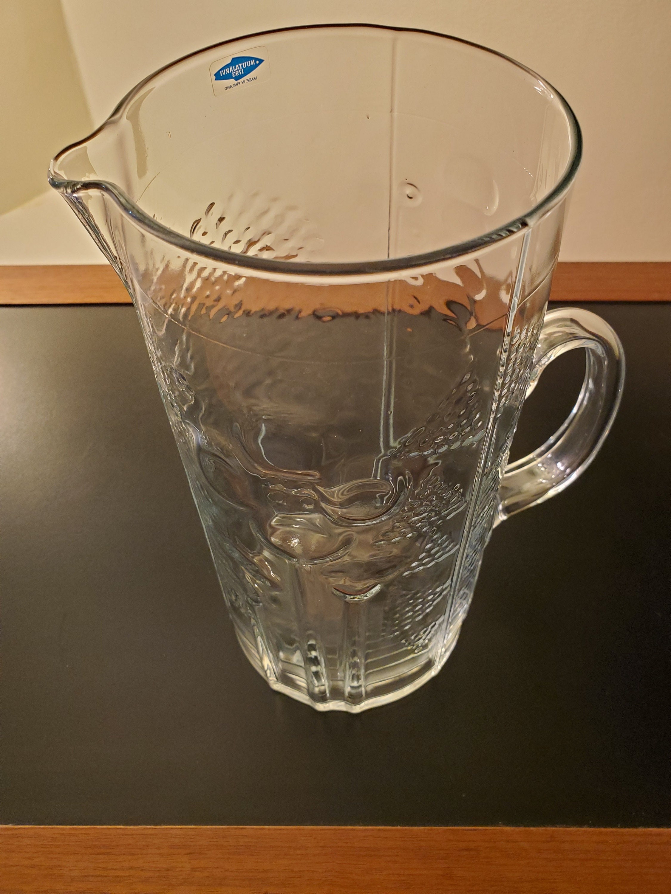 Iittala Flora Oiva Toikka Large Glass Cocktail Pitcher | Martini ...