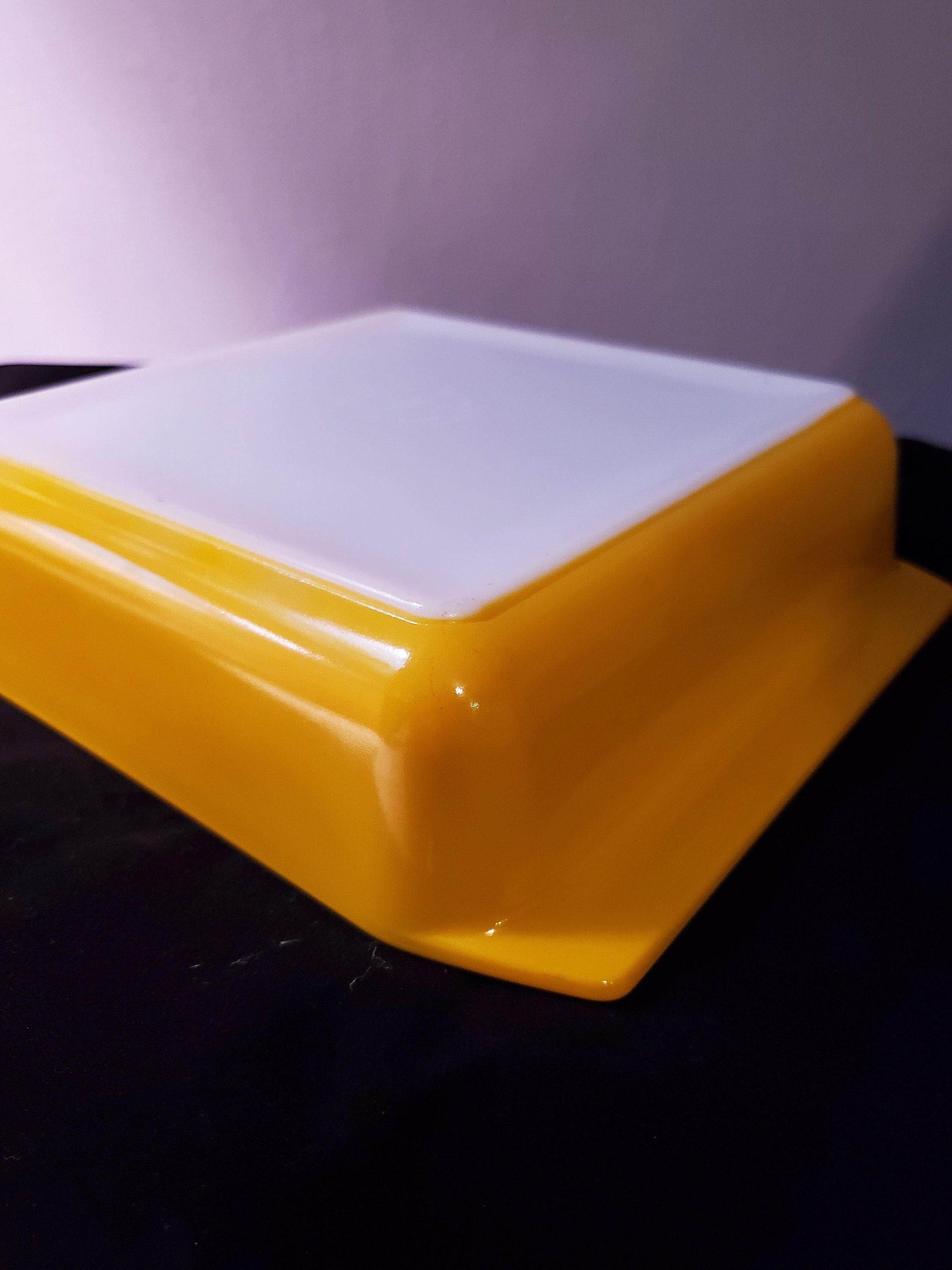 Pyrex Yellow 8 X 8 Brownie Pan - Etsy