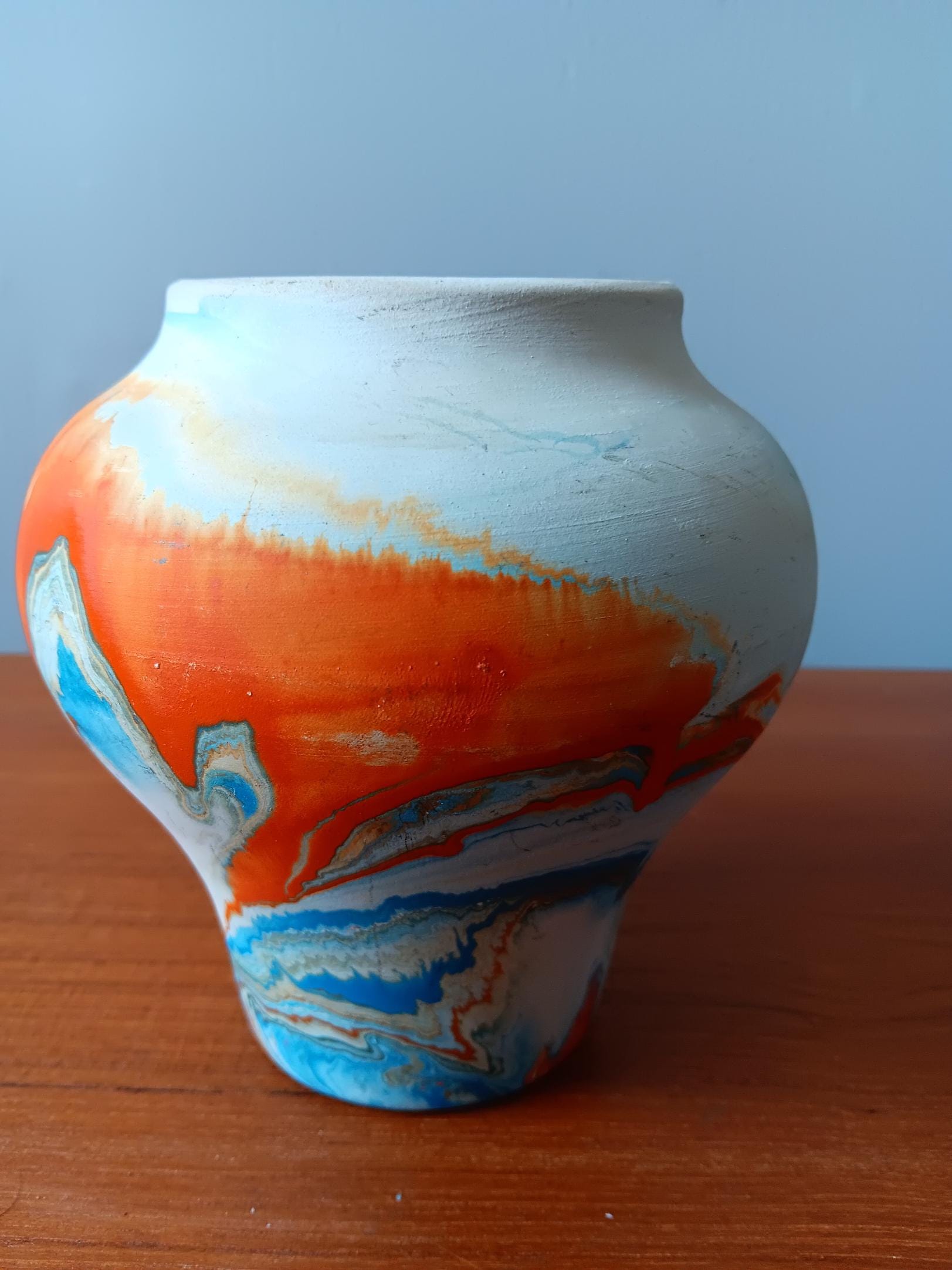 Nemadji Pottery Vase | Midcentury MCM Pottery | Native American Theme ...