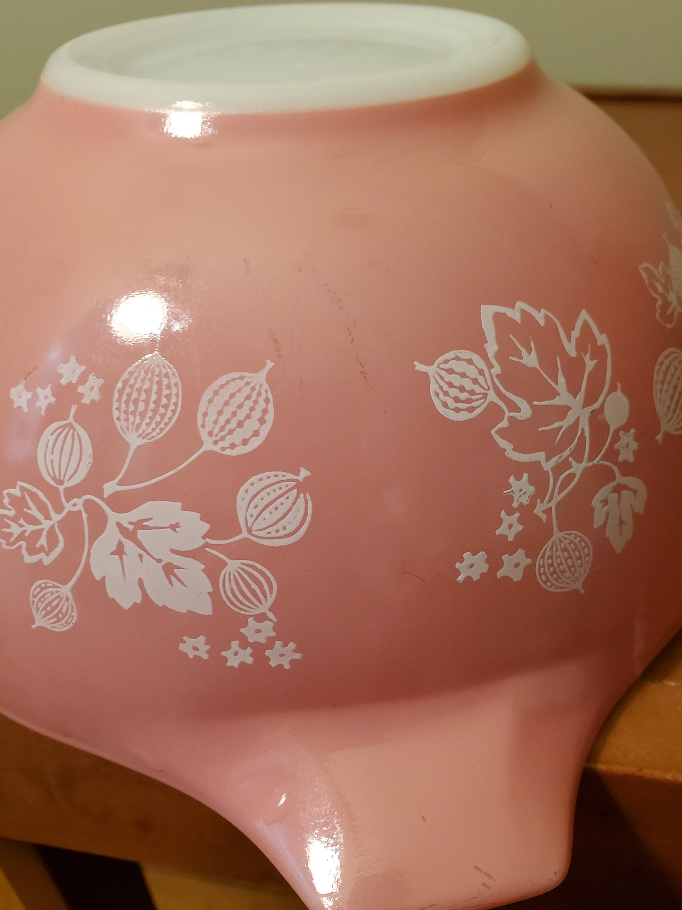 Pyrex Pink Gooseberry Cinderella Bowls Set of 2 - Etsy