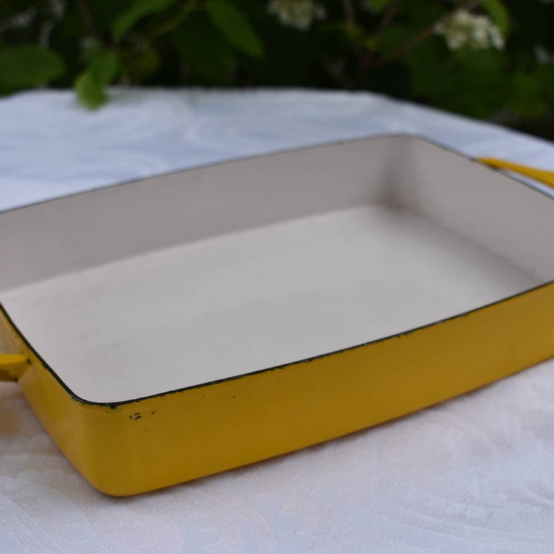 Yellow Enamel Pan - Etsy
