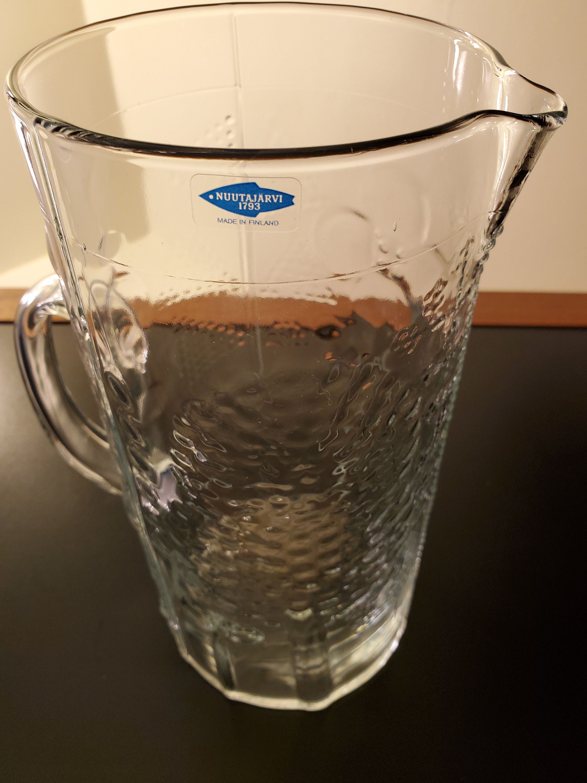 Iittala Flora Oiva Toikka Large Glass Cocktail Pitcher | Martini ...