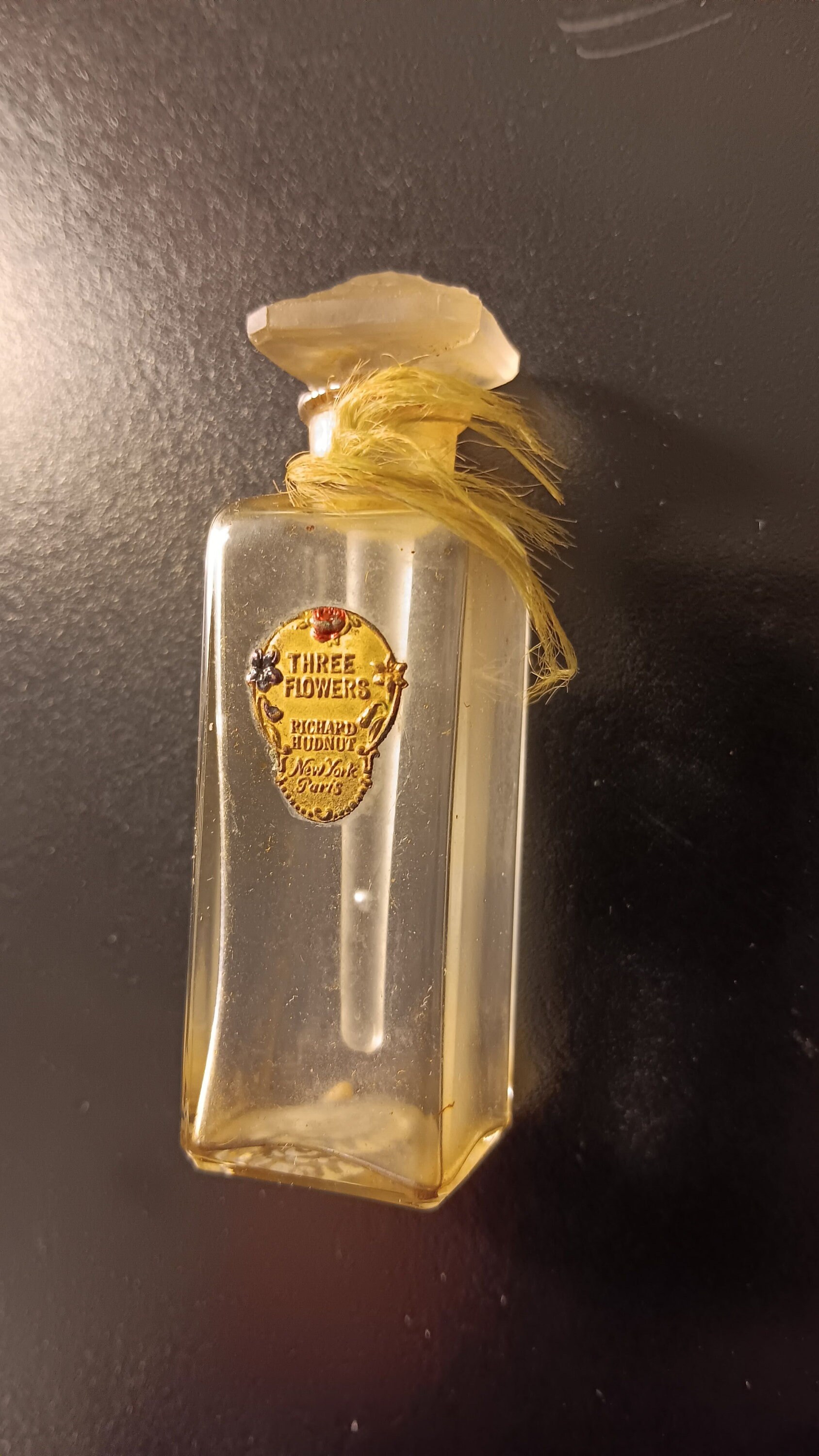 1920s Vintage Perfume Bottle Three Flowers New York Paris - Etsy