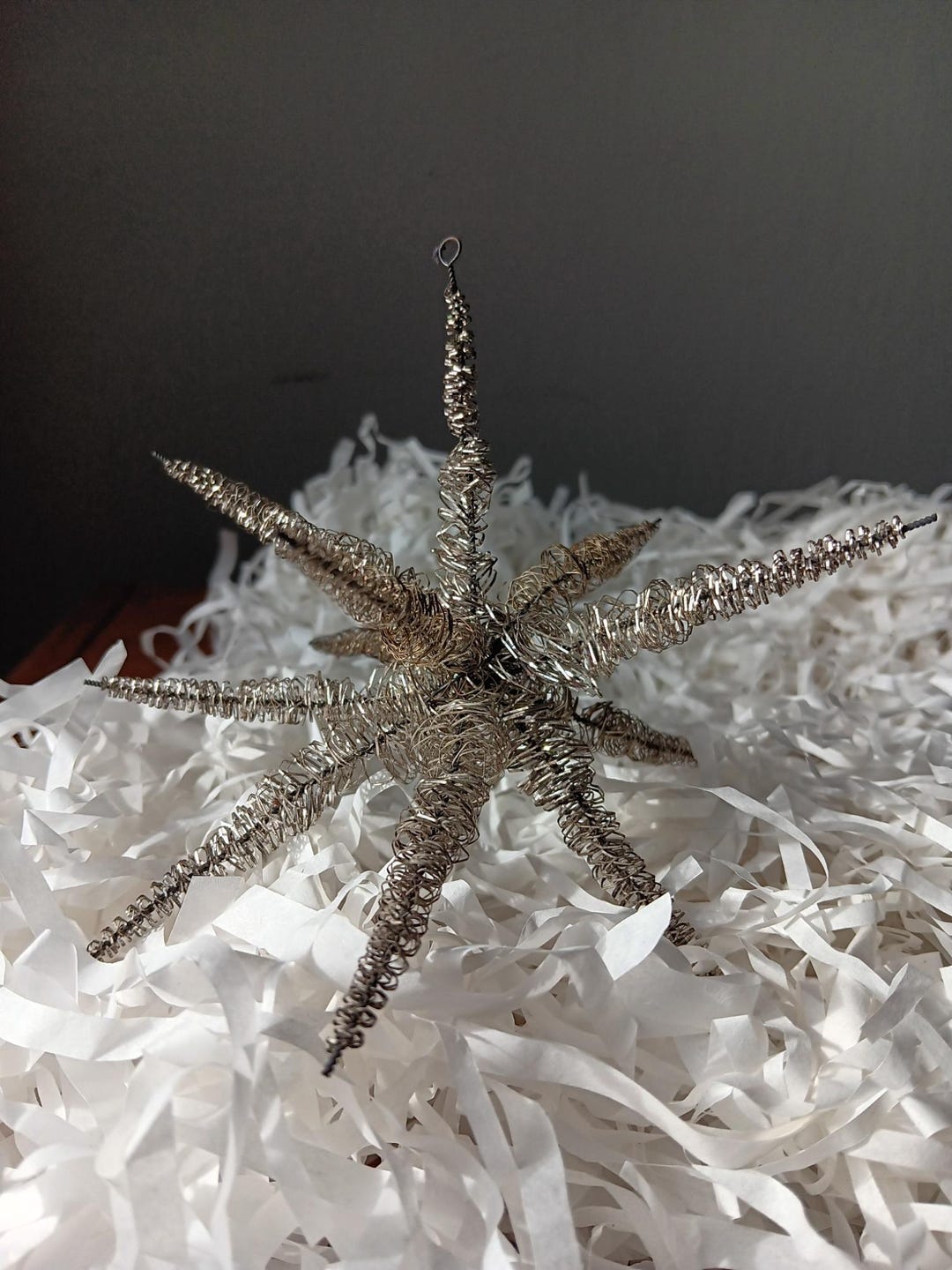 German Tinsel Star Vintage Christmas Ornament - Etsy