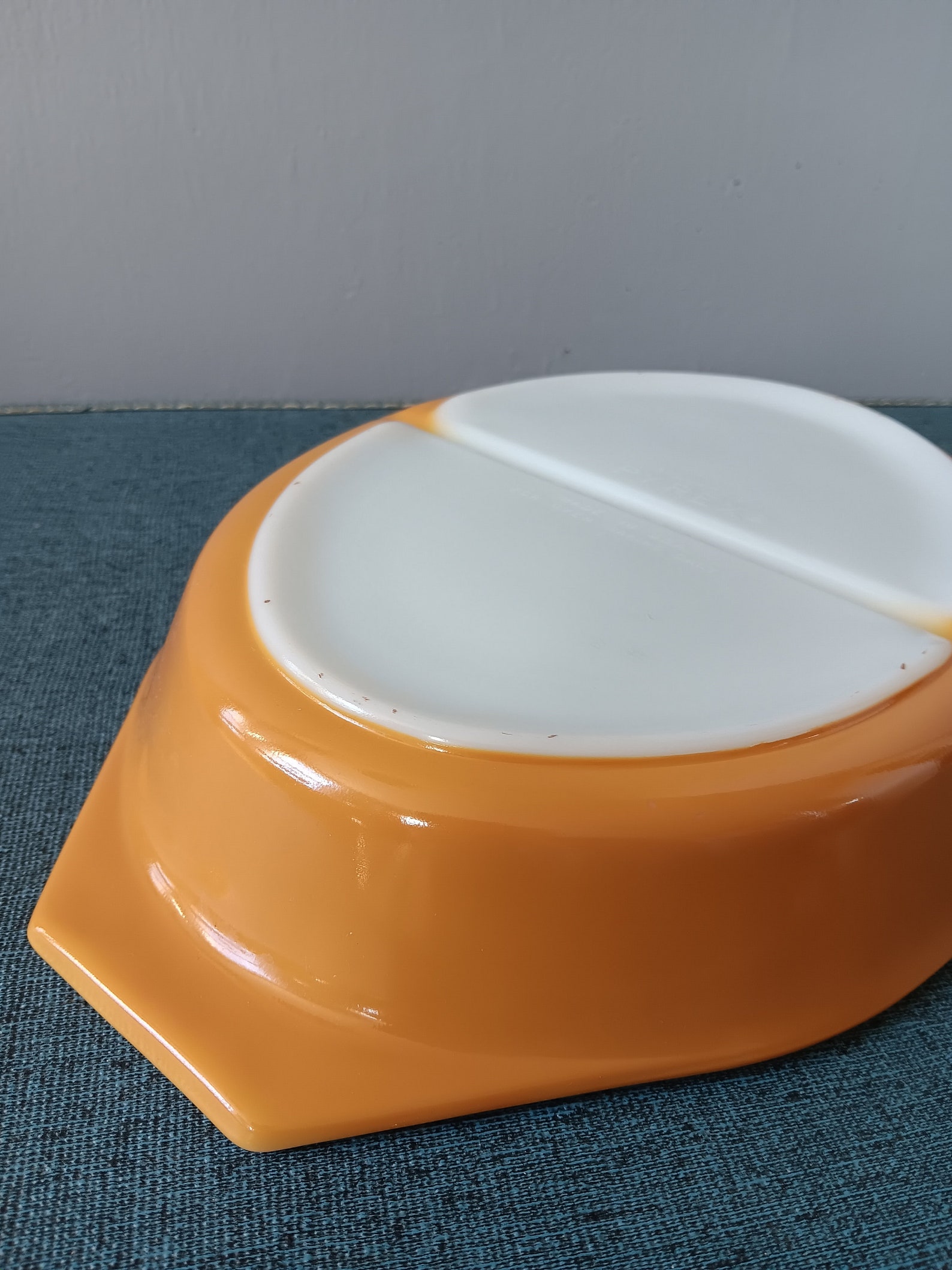 Pyrex Orange/pumpkin Divided Casserole | 1 Quart No. 063 - Etsy
