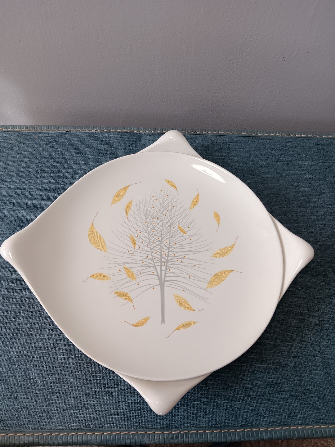 Eva Zeisel Sunglow Dinner Plates Set of 4 Hallcraft by the Hall China ...