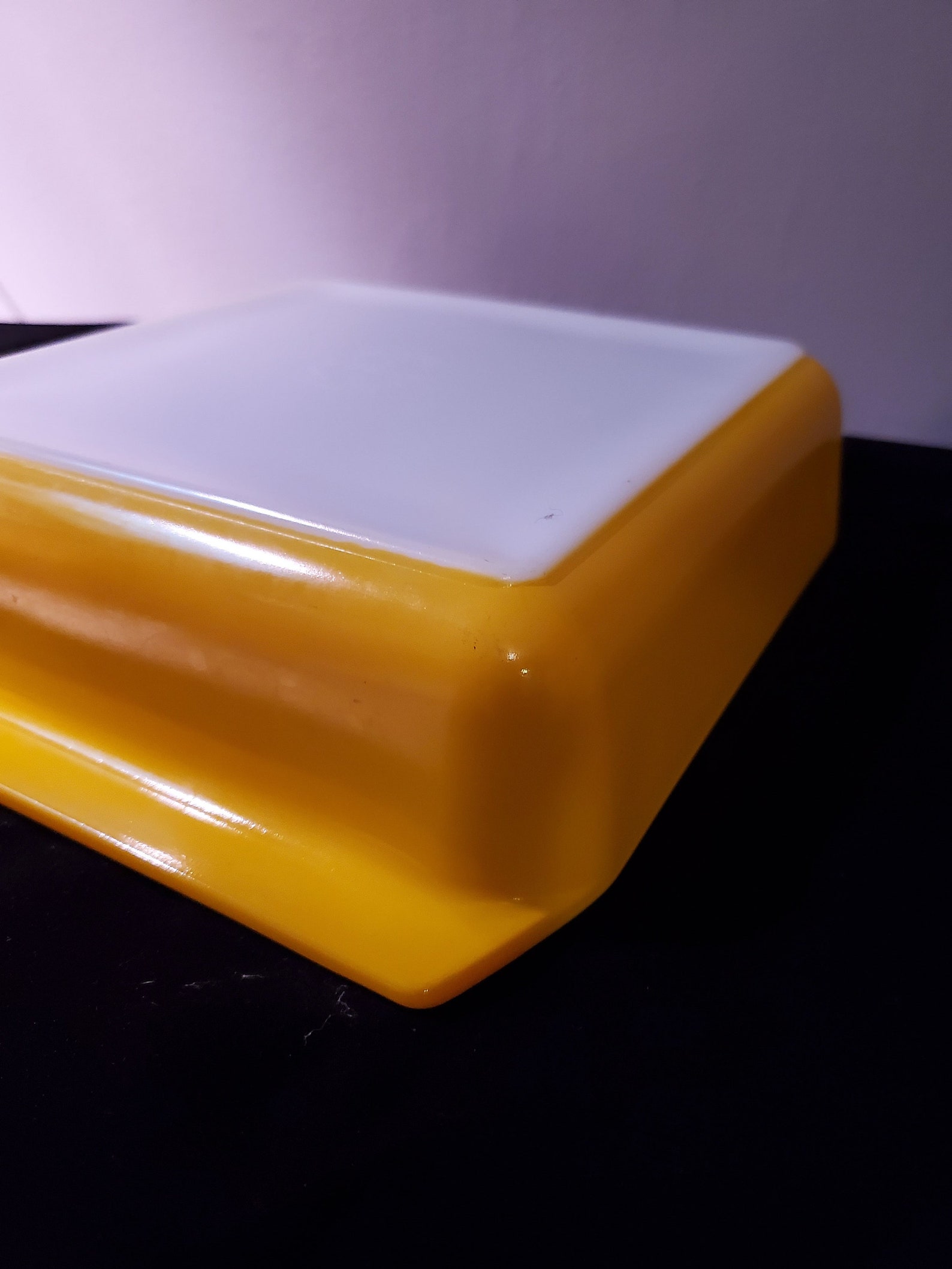 Pyrex Yellow 8 X 8 Brownie Pan - Etsy