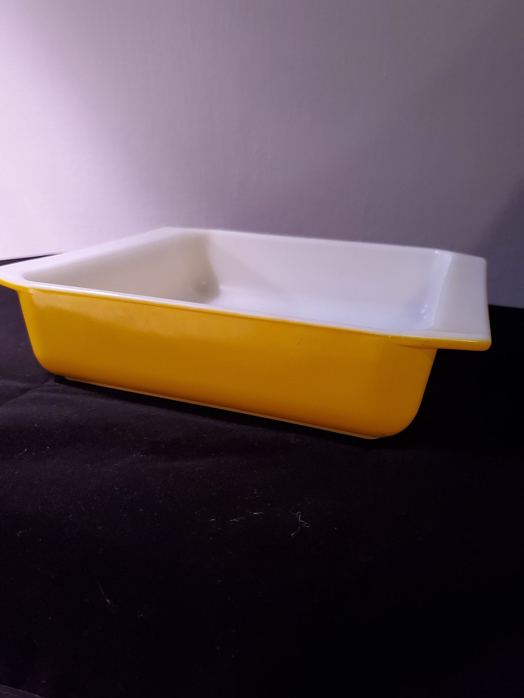 Pyrex Yellow 8 X 8 Brownie Pan - Etsy