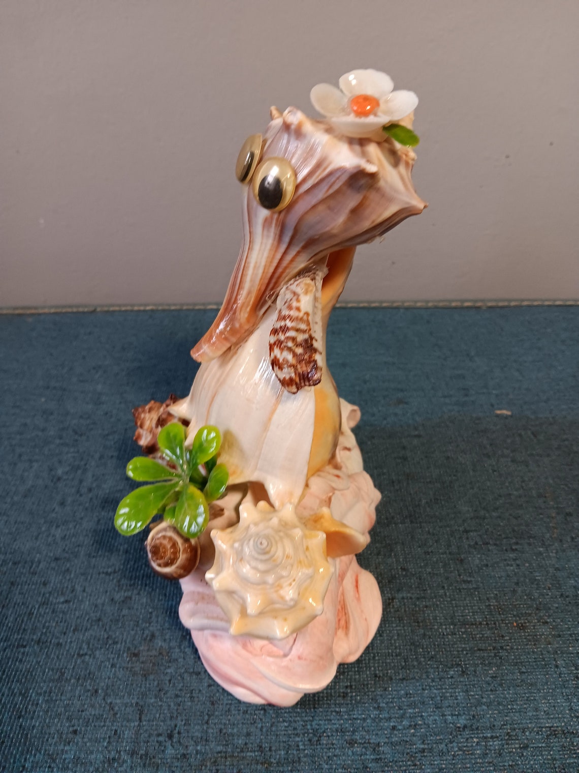 Seashell Character From 1960s Midcentury Souvenir - Etsy