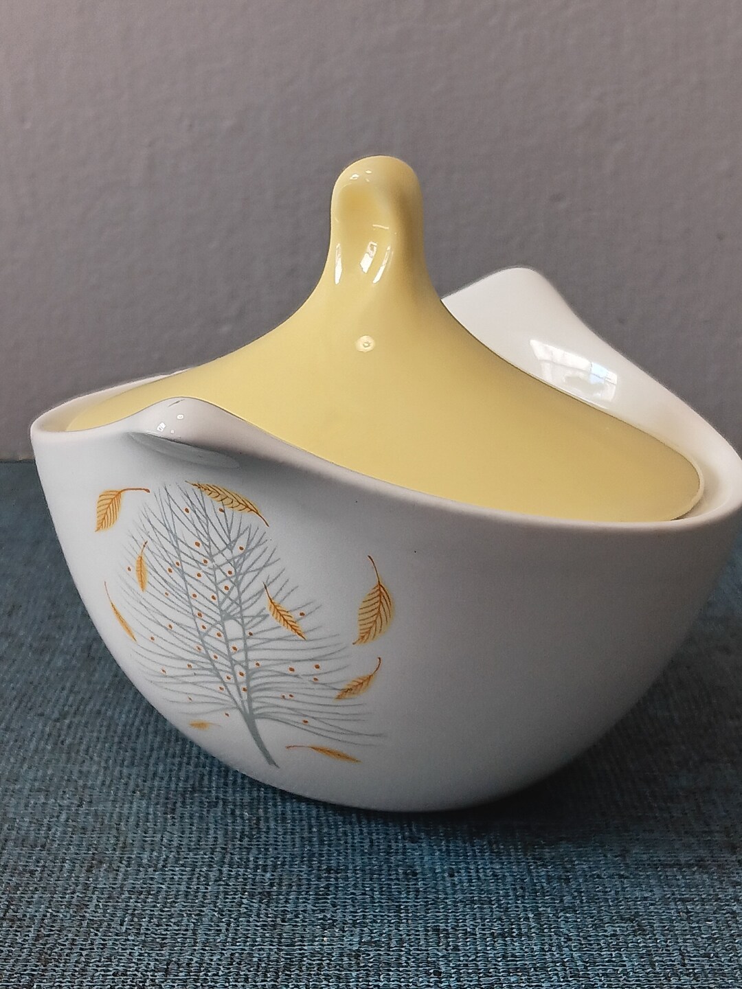 Eva Zeisel Sunglow Sugar Bowl Hallcraft by the Hall China Co. - Etsy