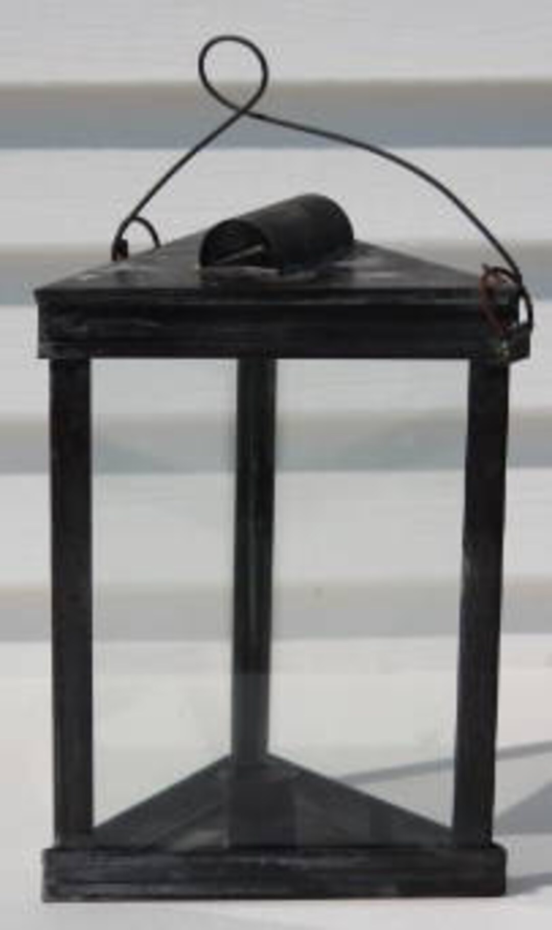 Sm. Triangle Candle Lantern - Etsy