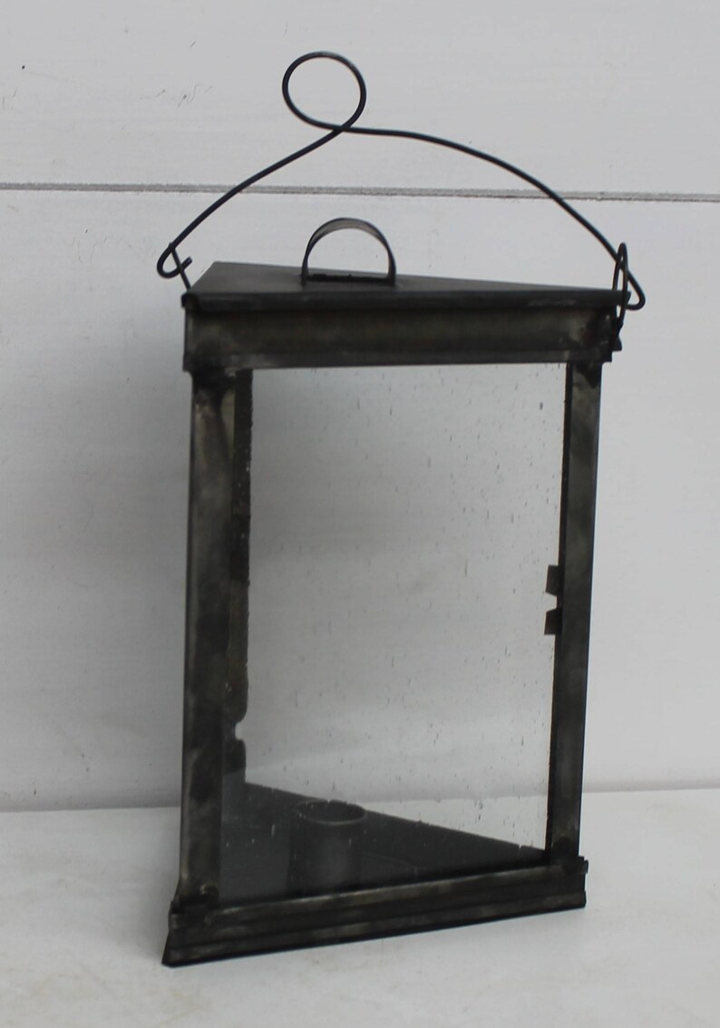 Sm. Triangle Candle Lantern - Etsy