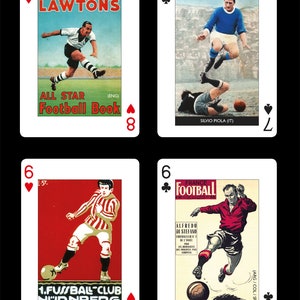 Football Legends & Memories Playing Cards - Etsy