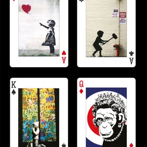 Banksy Playing Cards - Etsy
