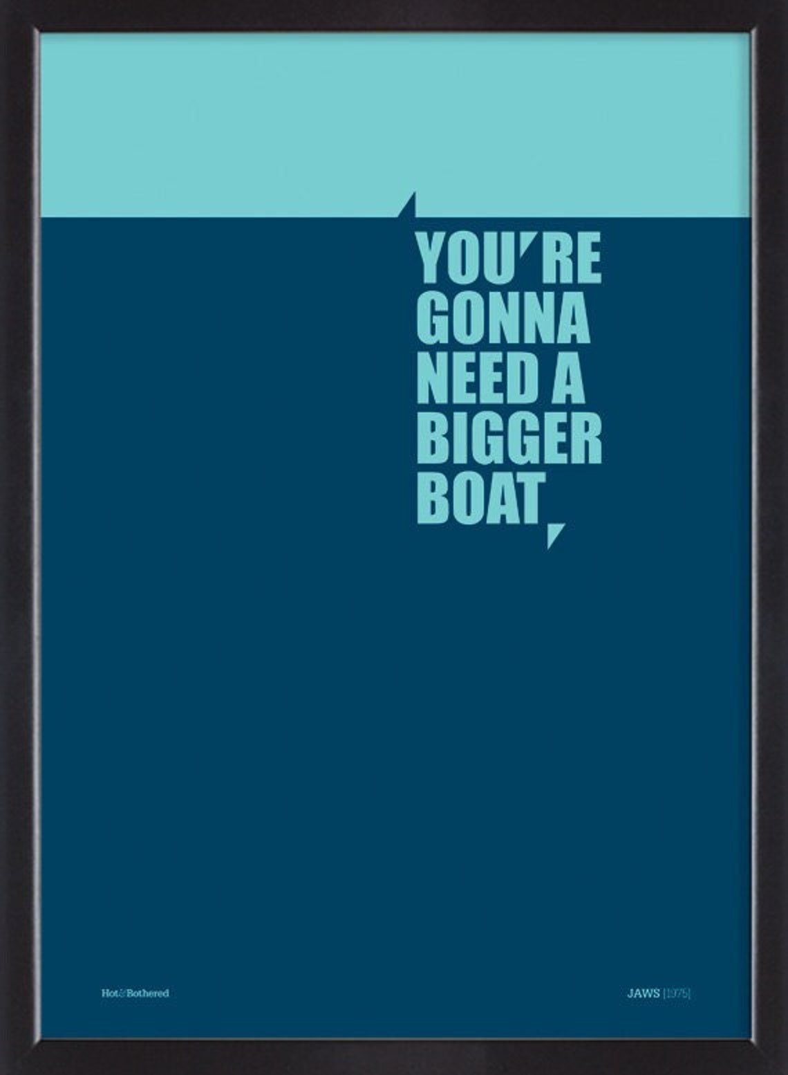 Jaws Film Quote Poster - Etsy UK