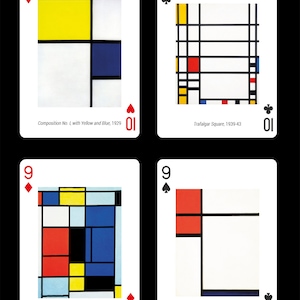 Mondrian Playing Cards - Etsy
