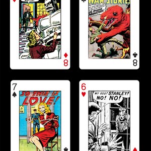 Comic Art: Vintage American Comics Playing Cards - Etsy