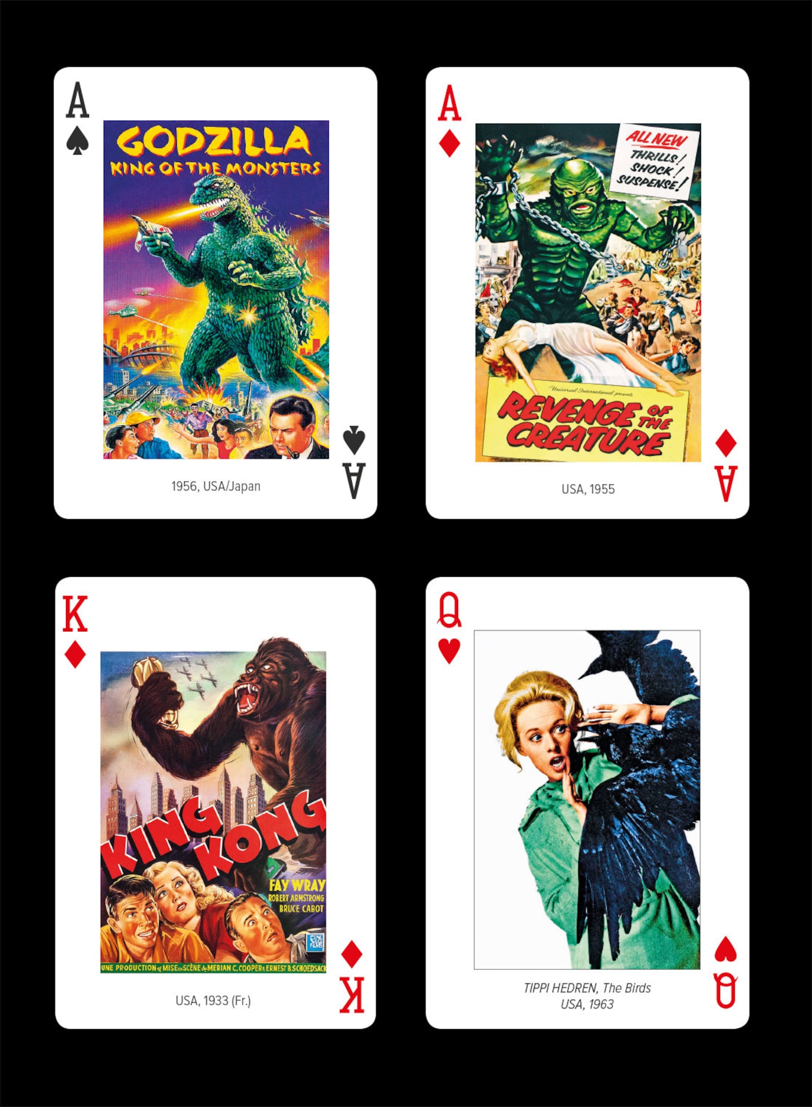 Horror Movie Playing Cards - Etsy UK