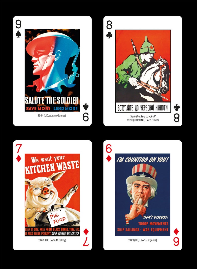 Propaganda Playing Cards - Etsy