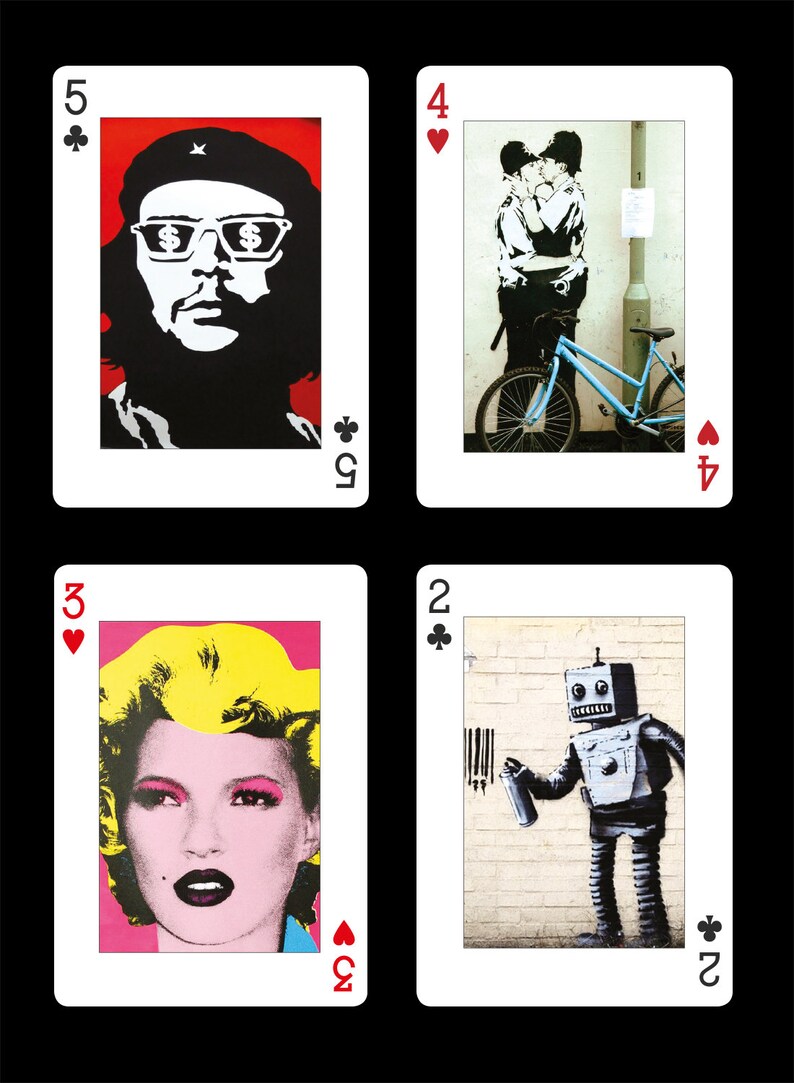 Banksy Playing Cards - Etsy