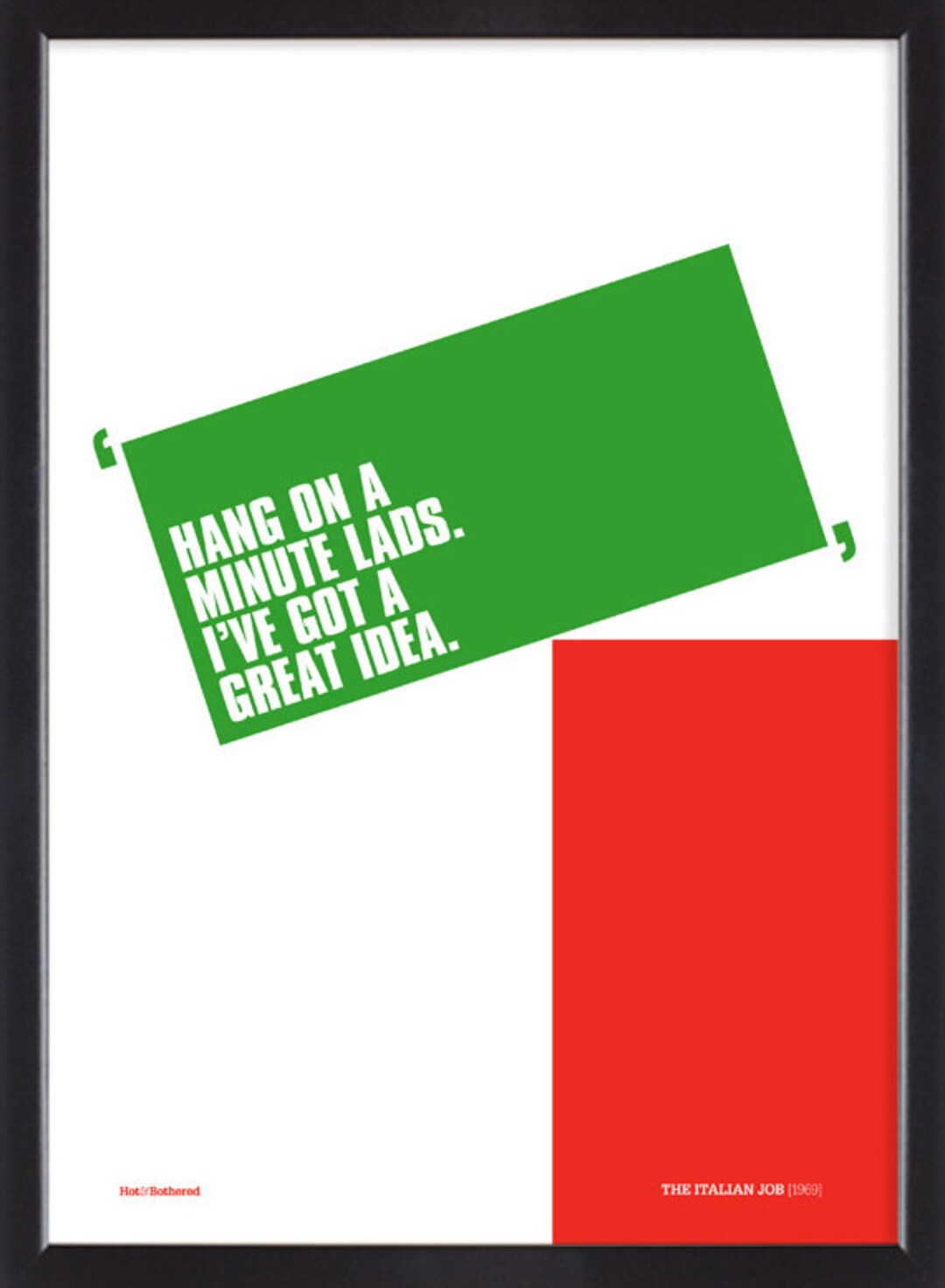 The Italian Job Film Quote Poster - Etsy