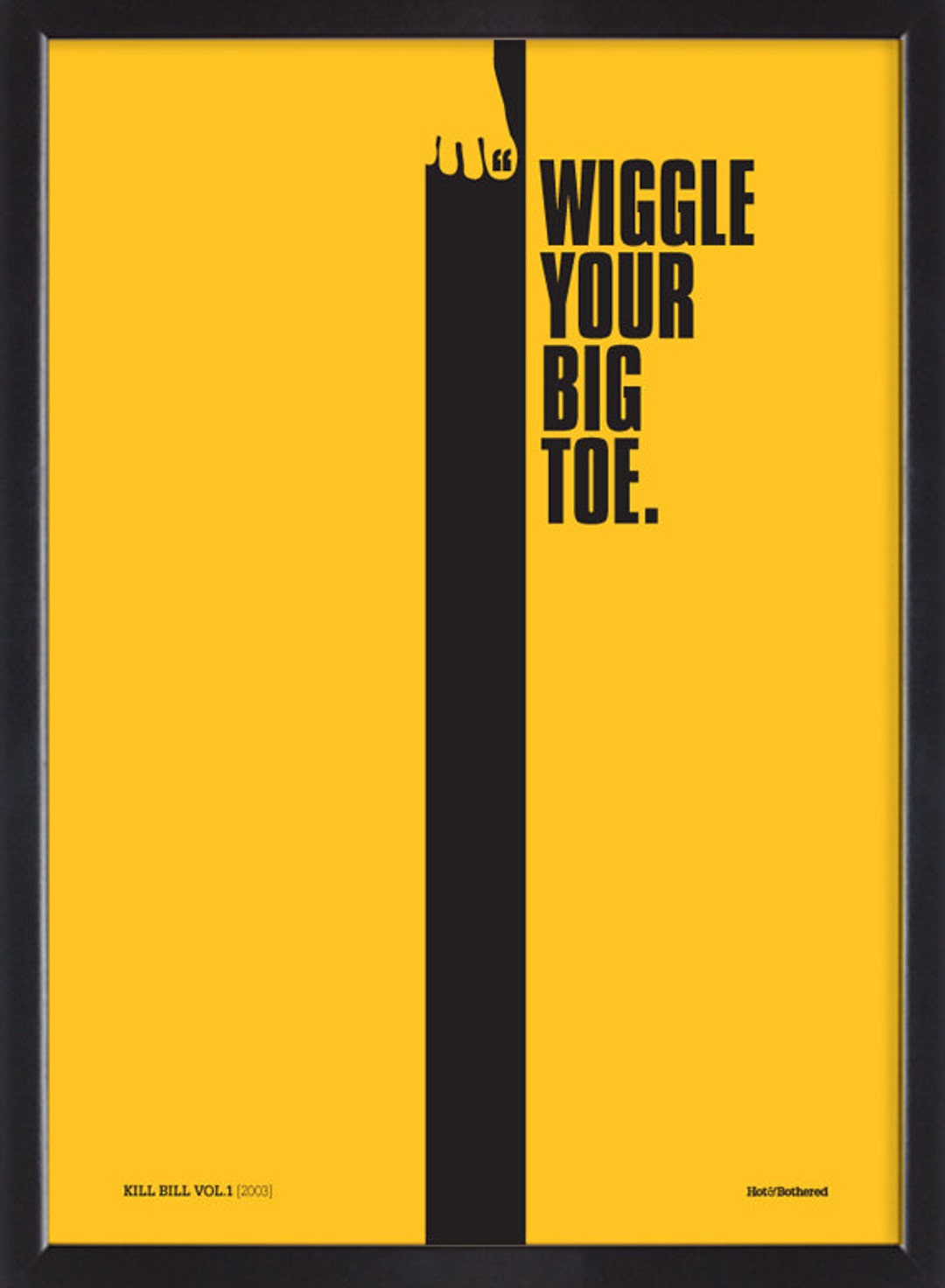 Kill Bill Vol.1 Film Quote Poster - Etsy UK