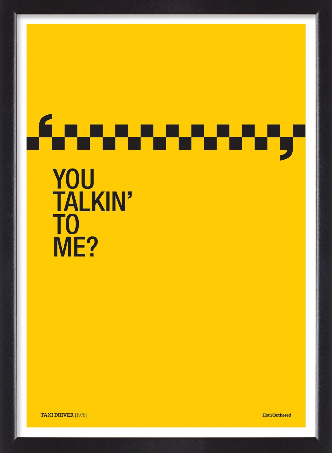 Taxi Driver Film Quote Poster - Etsy UK
